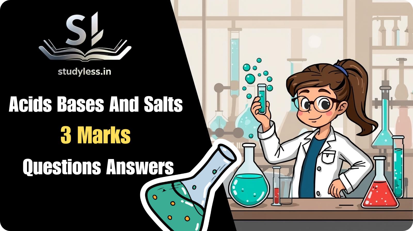 Master Acids Bases And Salts 3 Marks Questions Answers| New Pattern ...