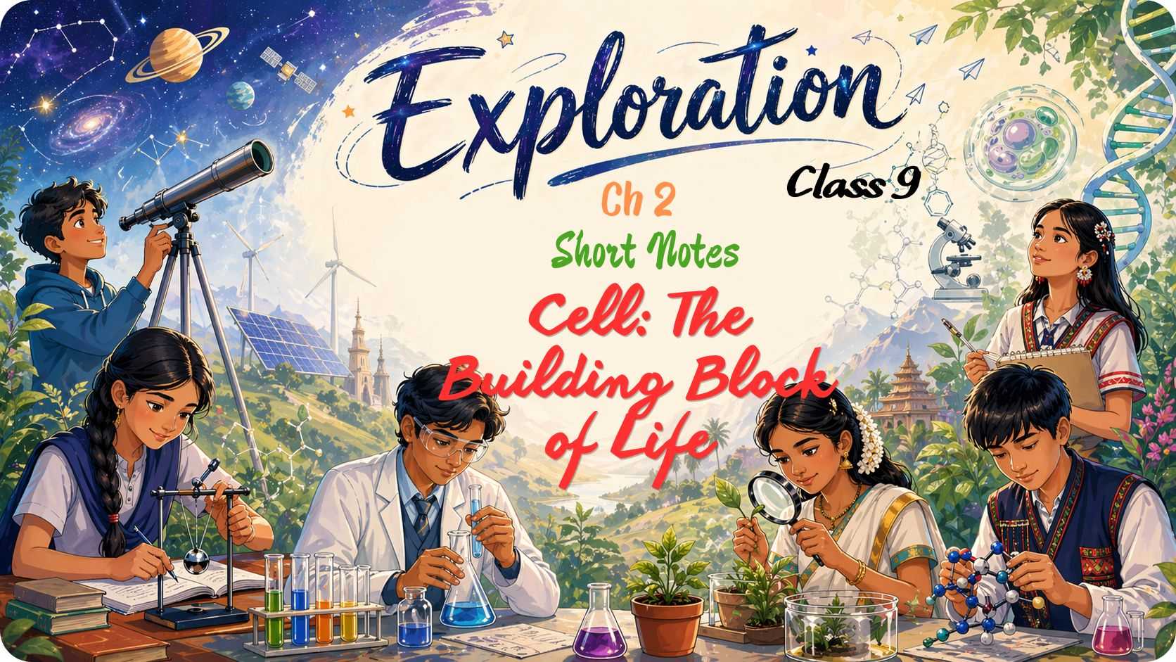 [New Book] Cell: The Building Block of Life Ch 2 Notes Class 9