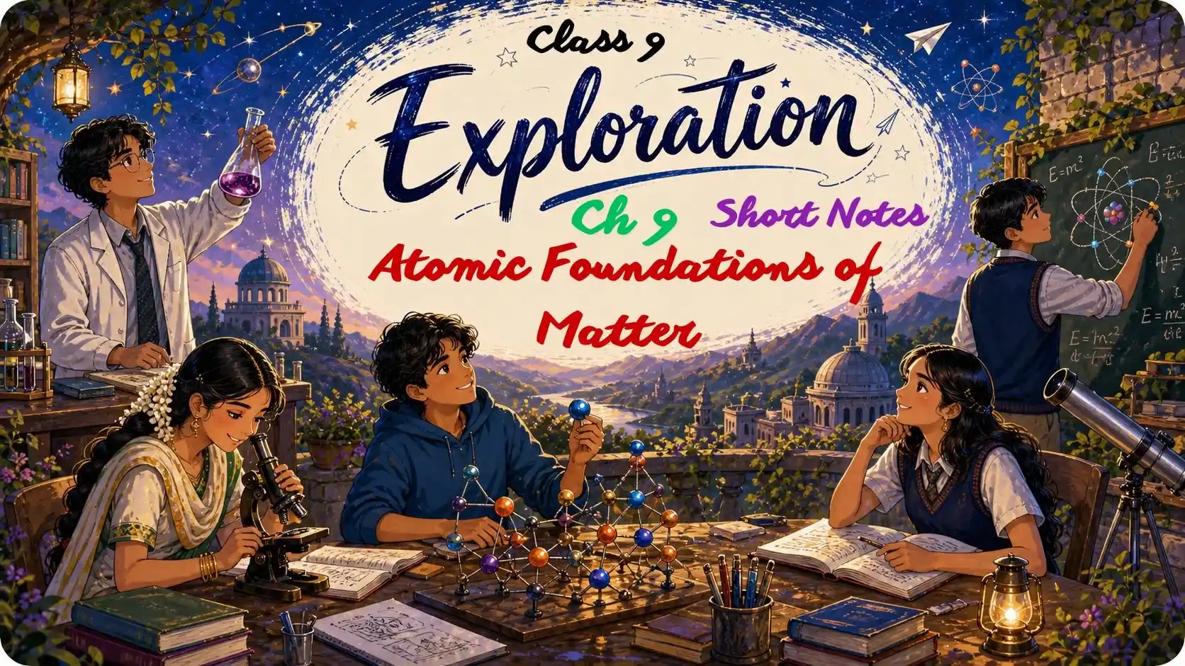 [Exploration] Ch 9 Atomic Foundations of Matter Notes Class 9| Easy To ...